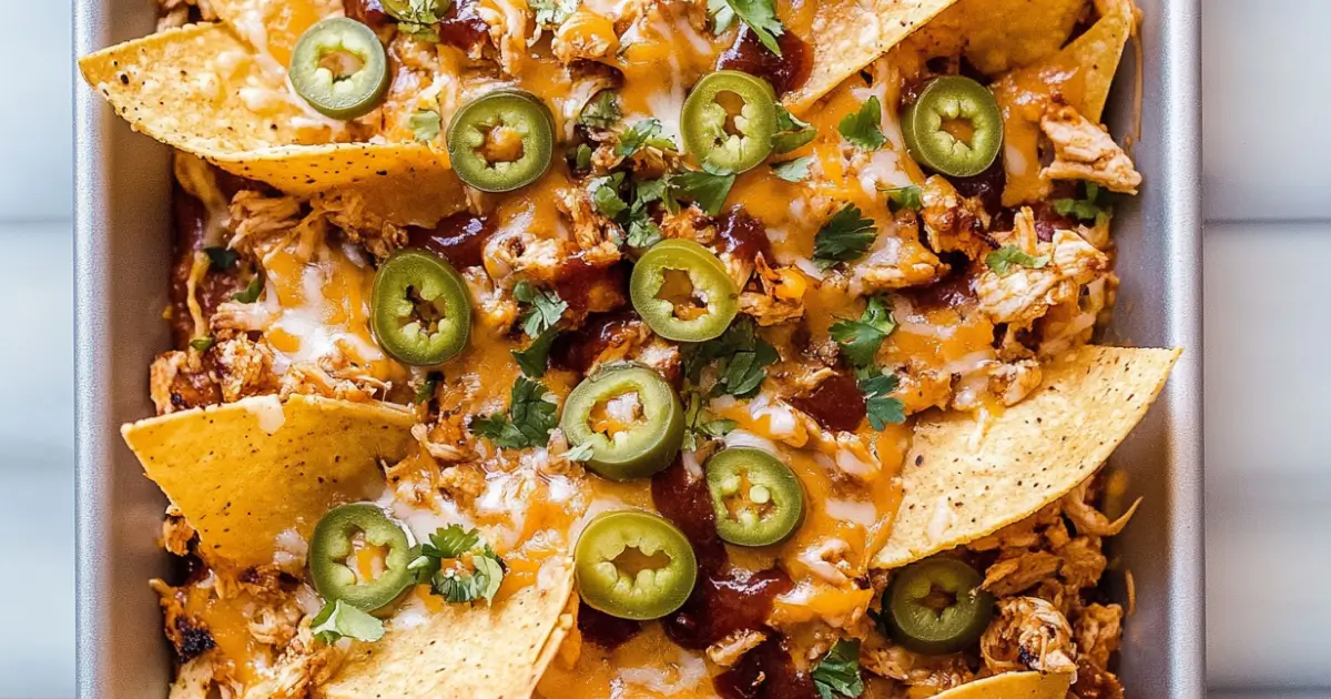 BBQ Chicken Nachos: A Tasty Lunch Favorite - JunoRecipes