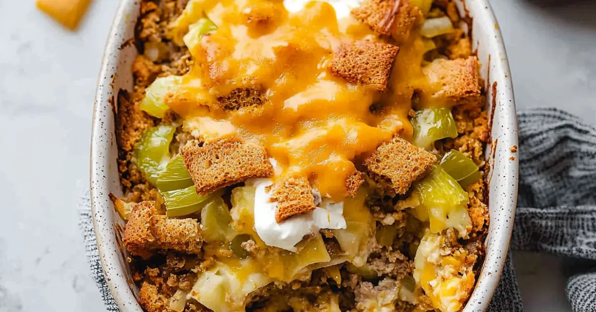 Big Mac Casserole - JunoRecipes