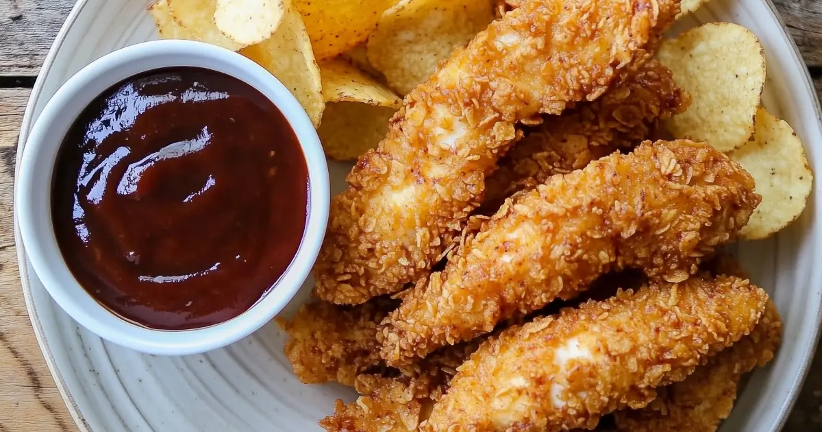 Chicken Finger Chips Recipe By Juno
