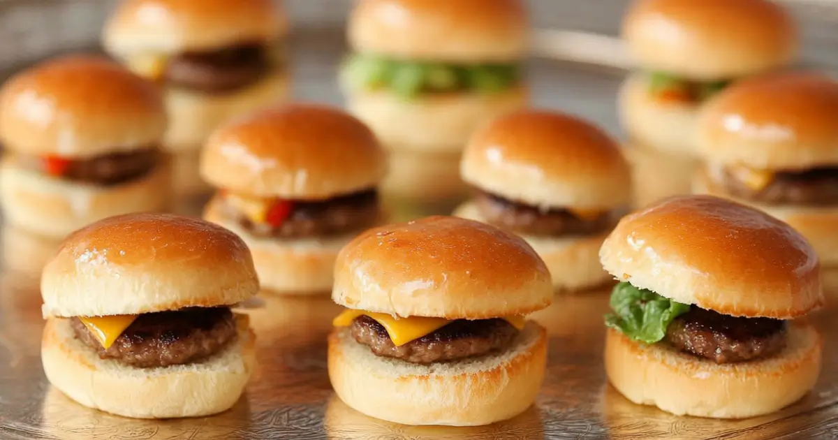 Mini Hamburger Buns Soft and Delicious - JunoRecipes