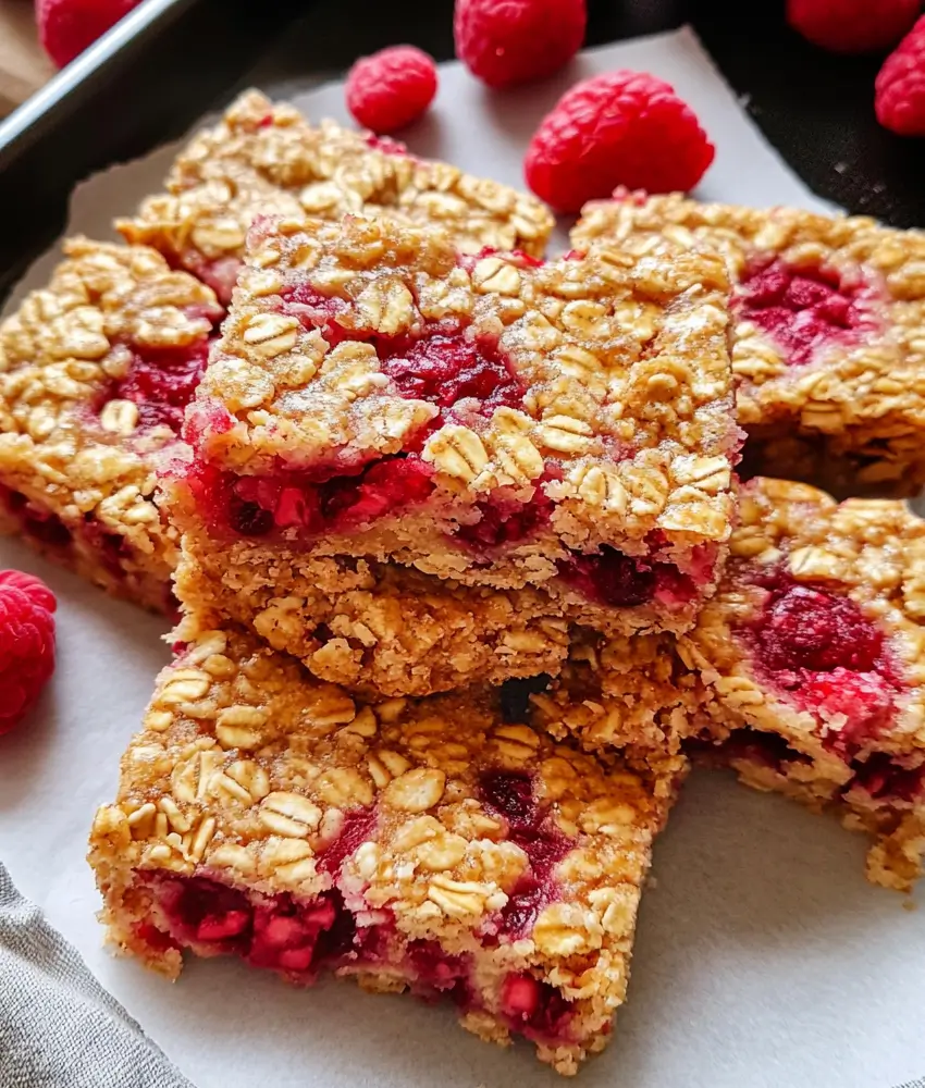 Irresistible Raspberry Flapjacks - JunoRecipes